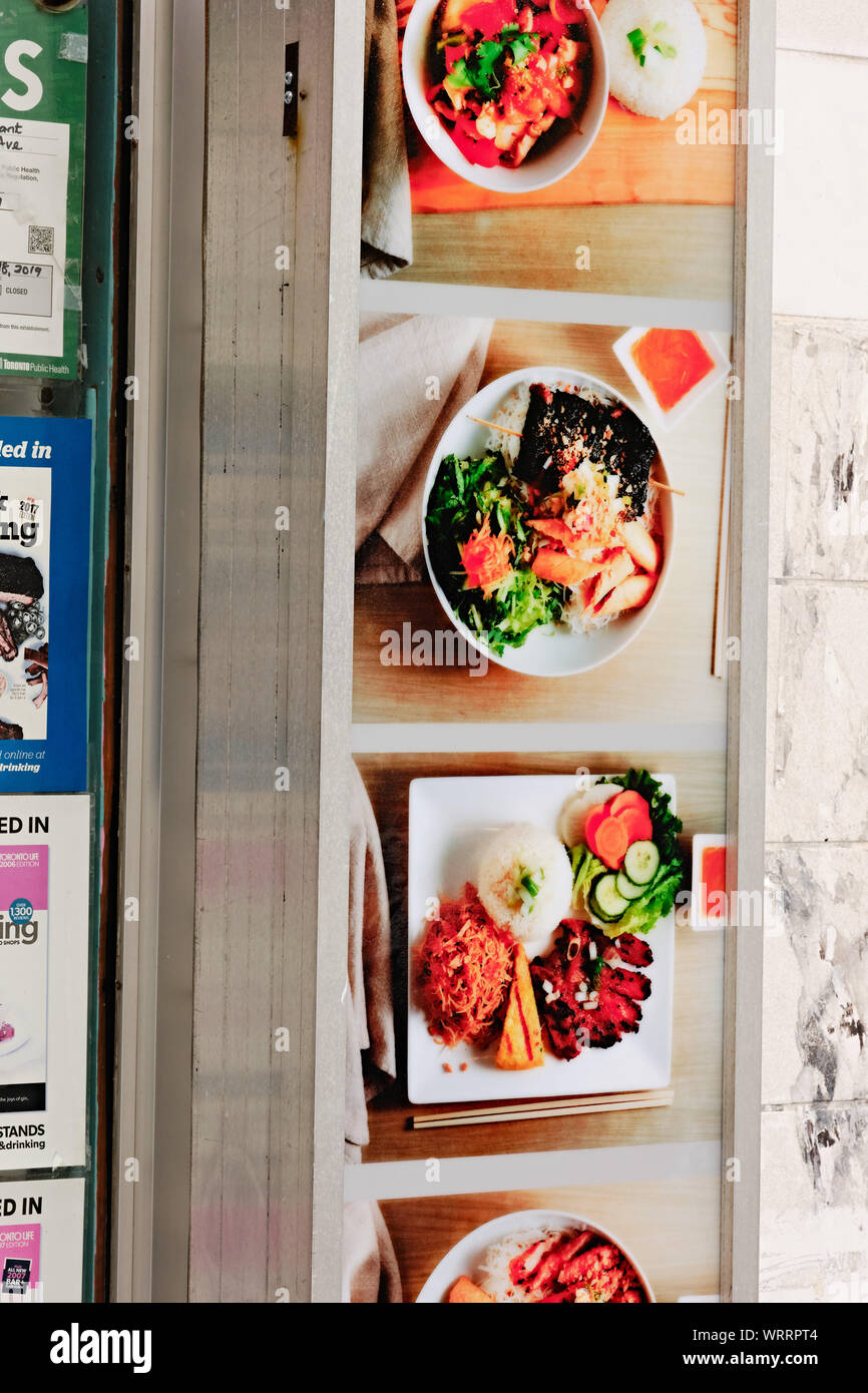 Chinese food posters Stock Photo - Alamy