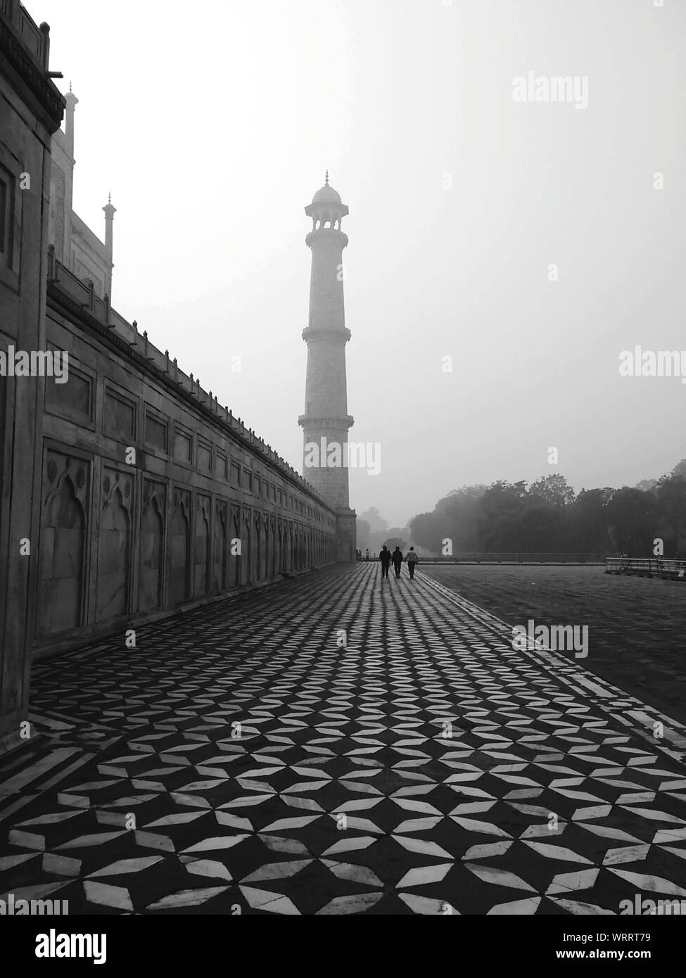 Rear view of taj mahal hi-res stock photography and images - Alamy