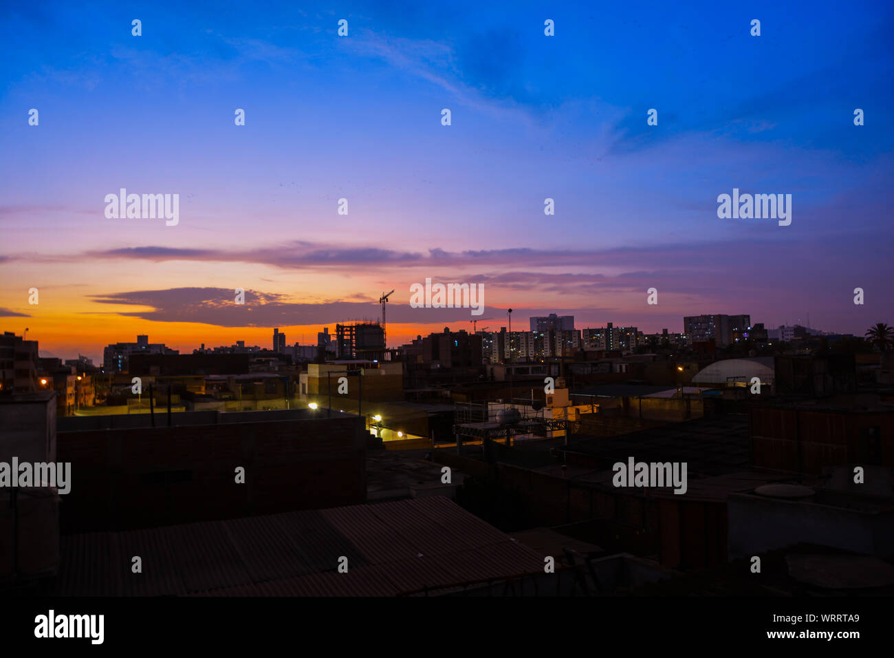 Lima skyline colors hi-res stock photography and images - Alamy