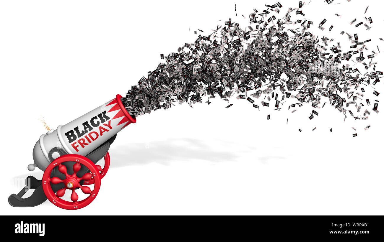 Black cannon in old Cut Out Stock Images & Pictures - Alamy