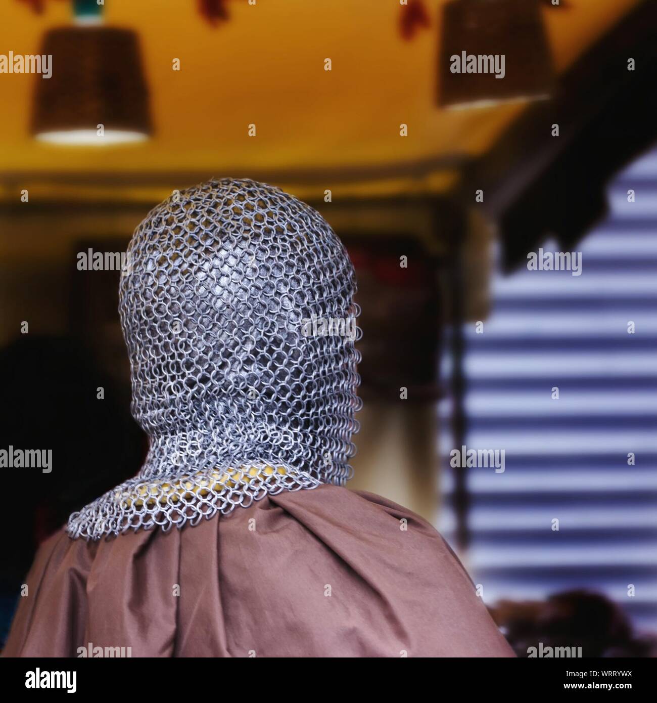 Person in metal suit hi-res stock photography and images - Alamy