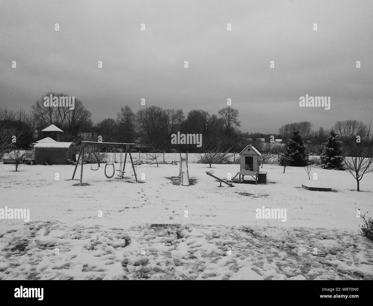 Snowy Playground High Resolution Stock Photography and Images - Alamy