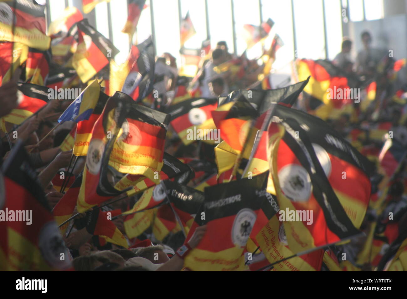 Flag waving flags football hi-res stock photography and images - Alamy