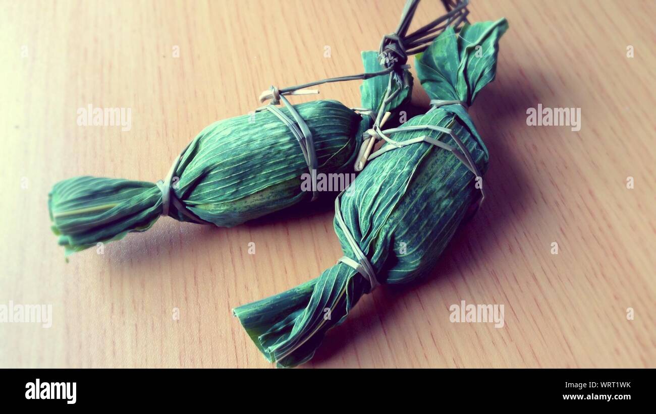 Wrapped in leaf hi-res stock photography and images - Alamy