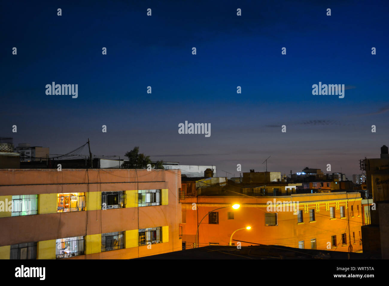 Lima skyline sunset hi-res stock photography and images - Alamy