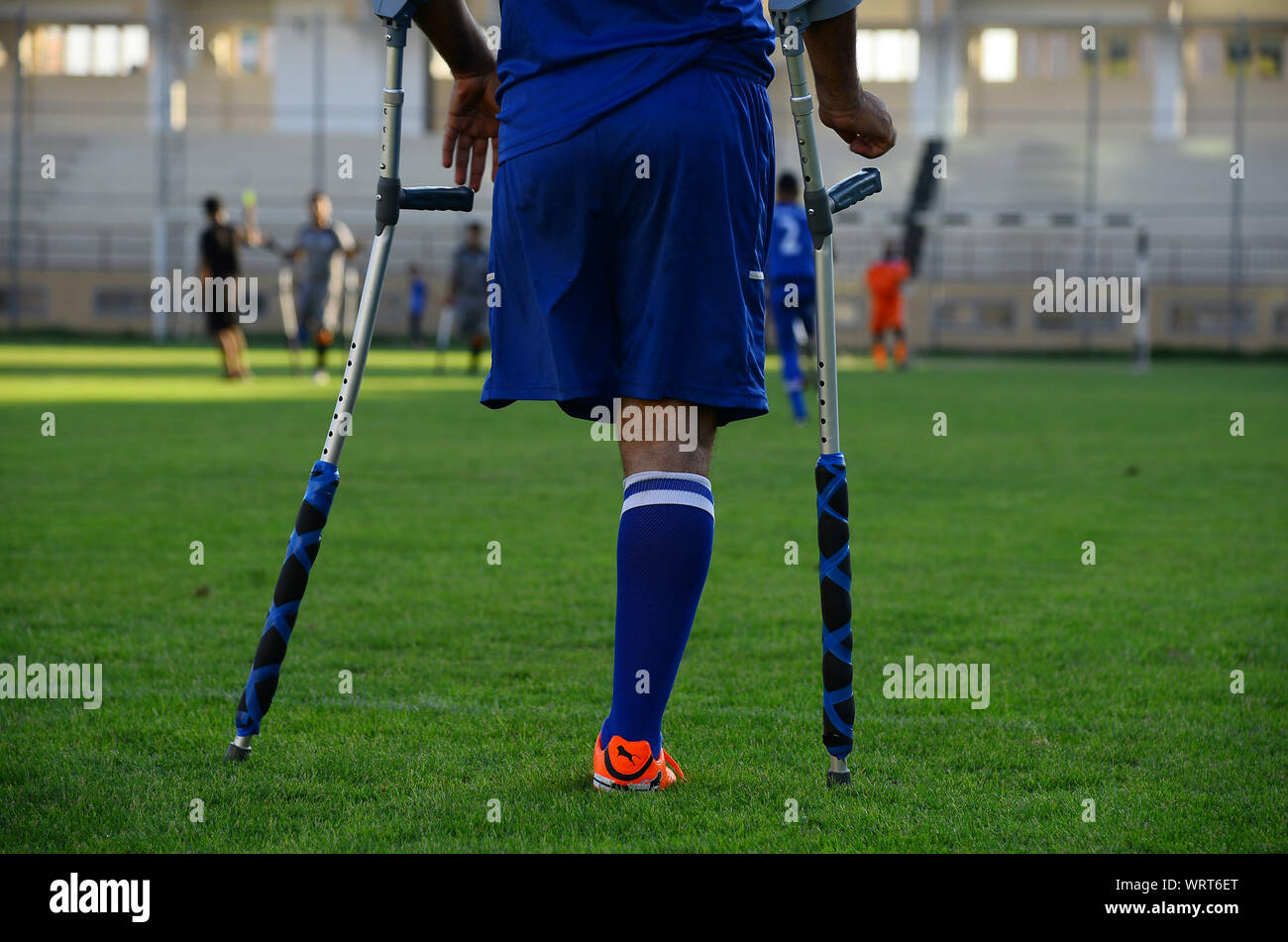 Amputee football hi-res stock photography and images - Alamy