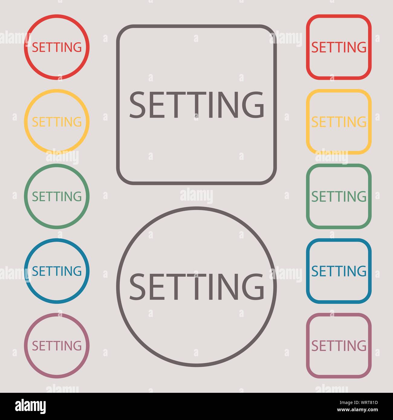 Cog settings sign icon. Cogwheel gear mechanism symbol. Symbols on the ...