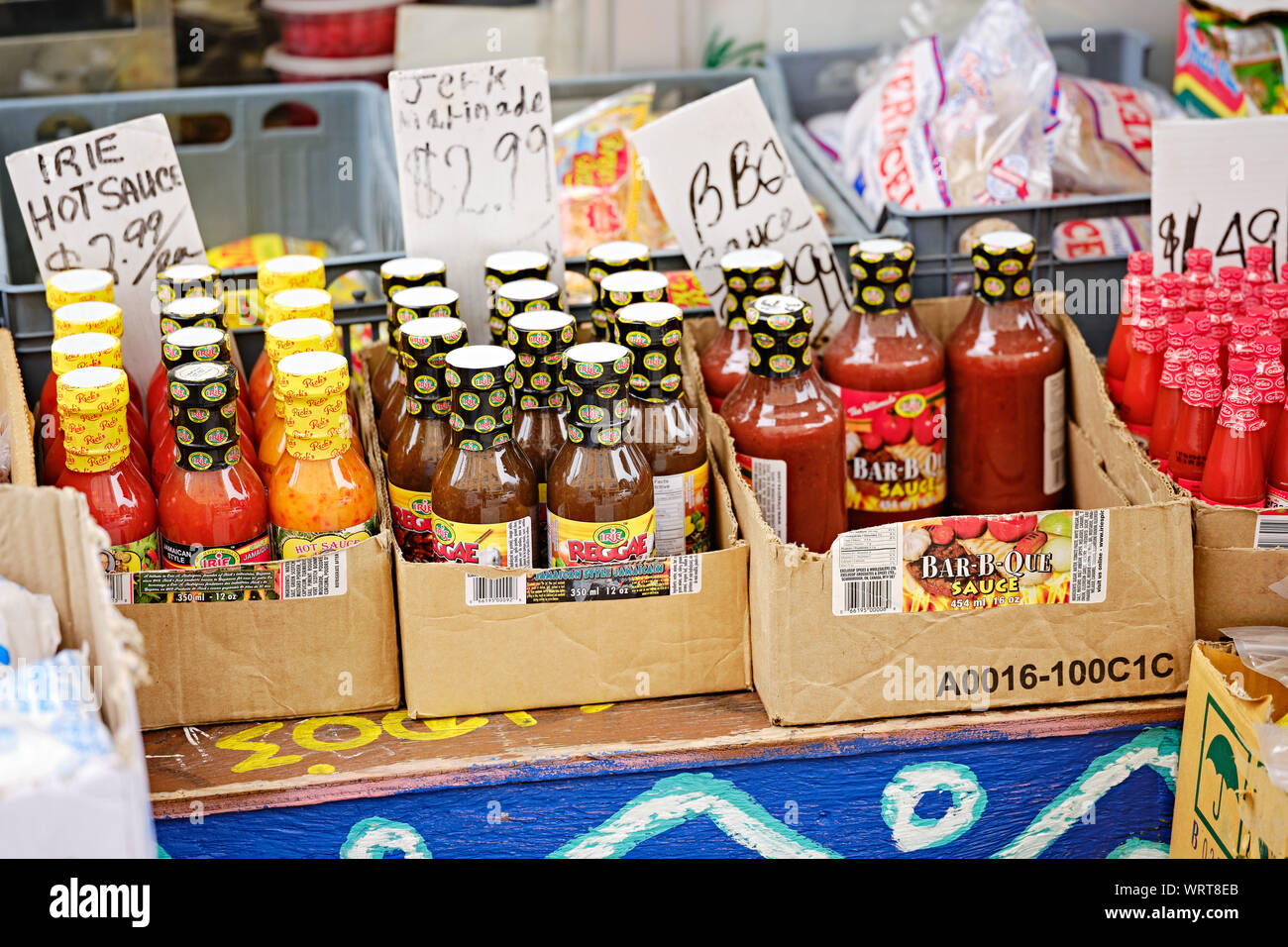 Dry goods on display on Spadina Avenue Stock Photo - Alamy