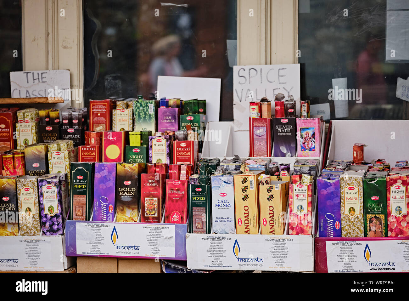 Dry goods on display on Spadina Avenue Stock Photo - Alamy