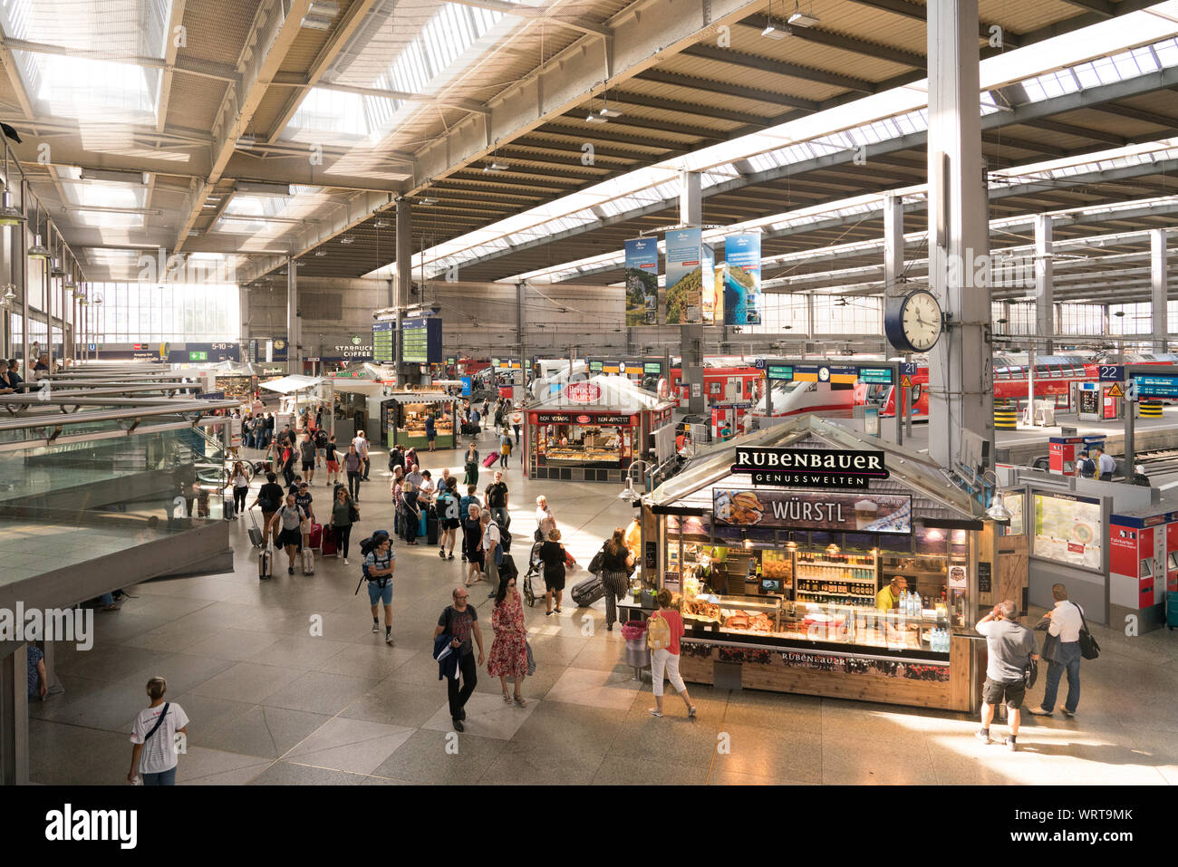 Munich Central Station, München Hauptbahnhof Stock Photo - Alamy