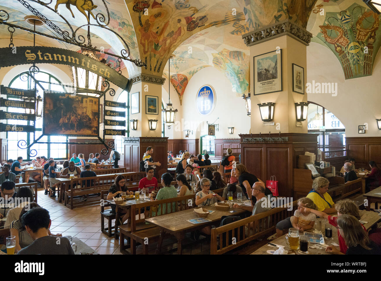 Hofbrauhaus interior munich hi-res stock photography and images - Alamy