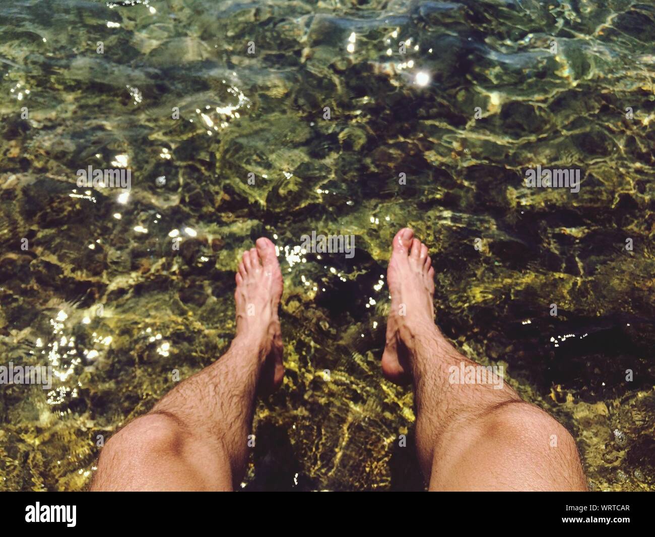 The feet in river hi-res stock photography and images - Alamy