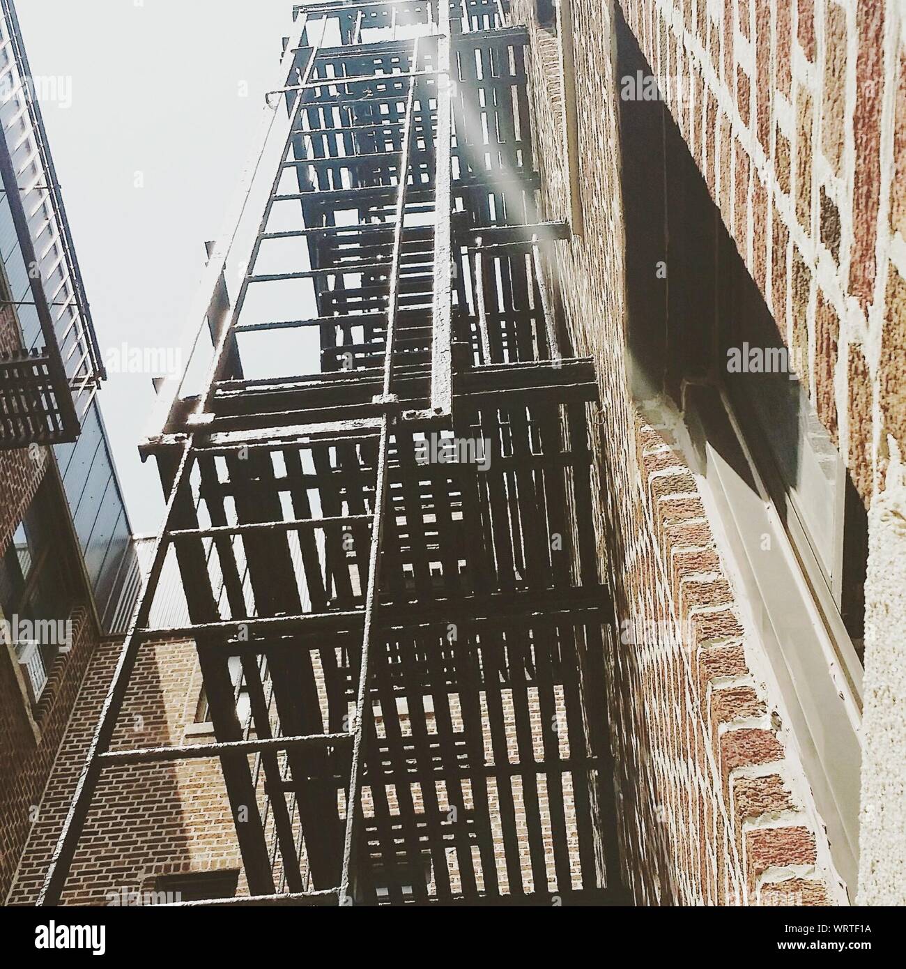 Fire Escape Ladder Window High Resolution Stock Photography and Images ...