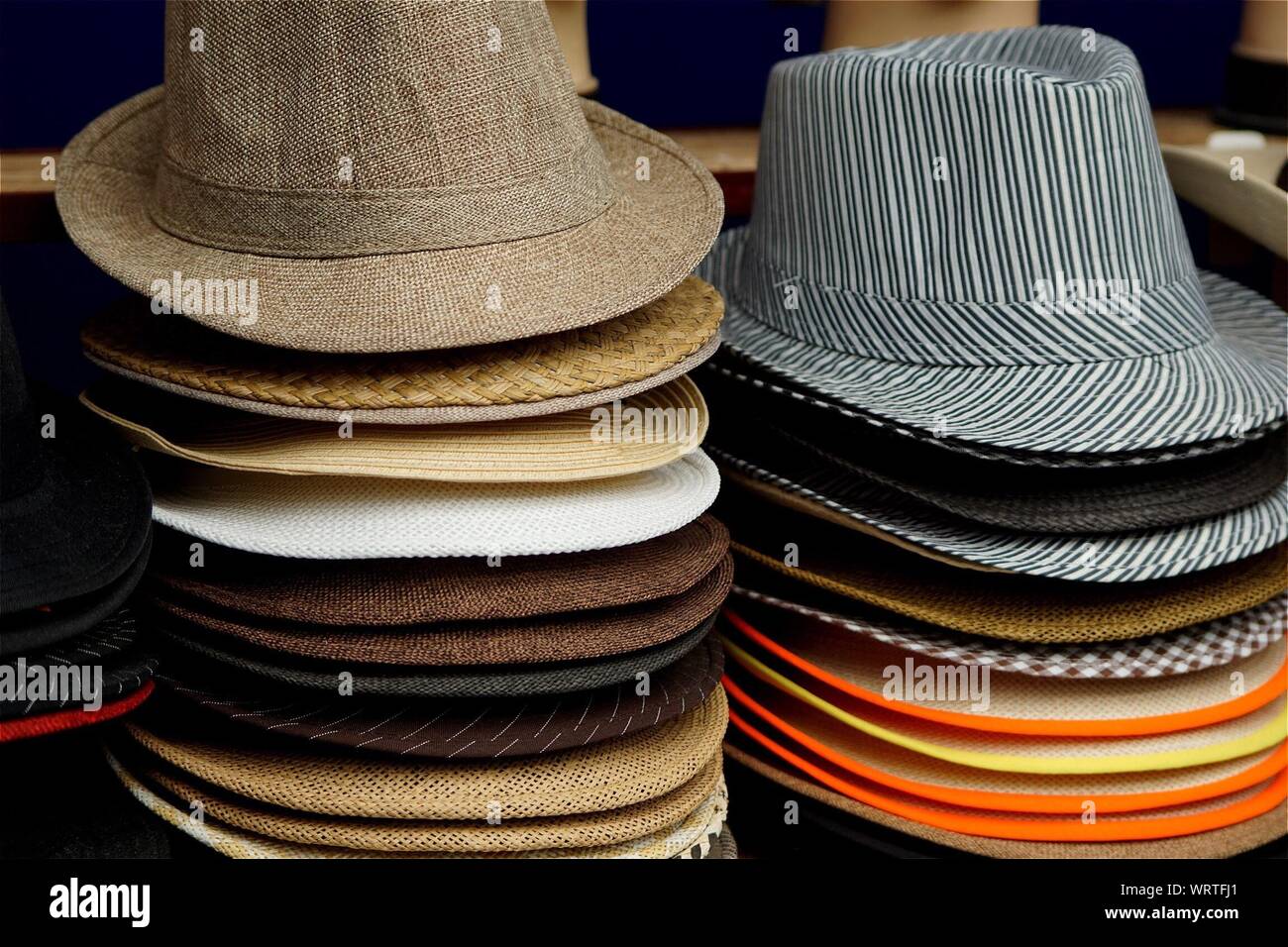 Stacked hats hi-res stock photography and images - Alamy