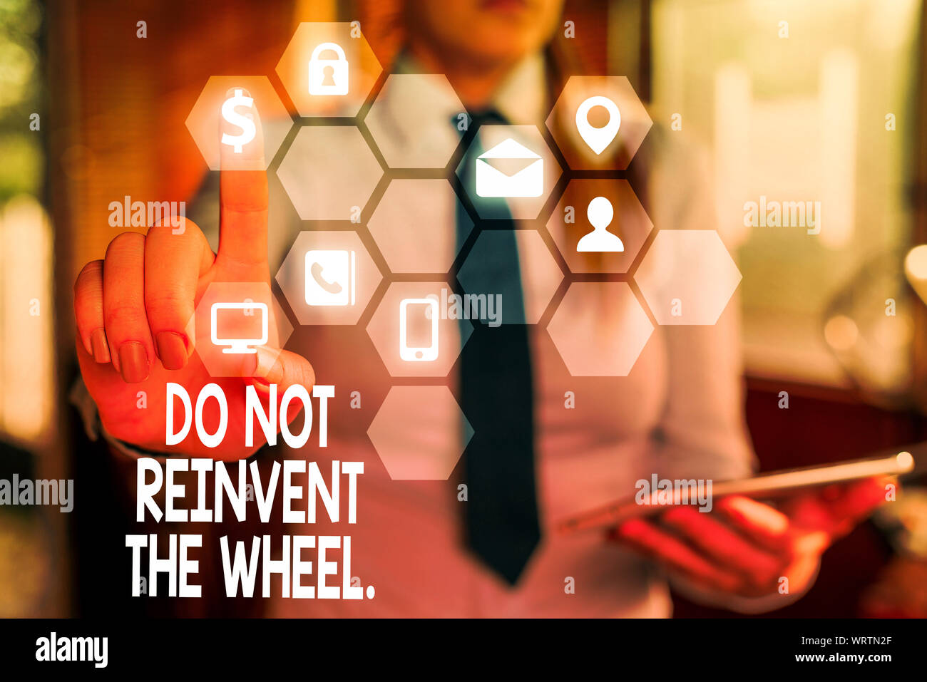 Word writing text Do Not Reinvent The Wheel. Business photo showcasing ...