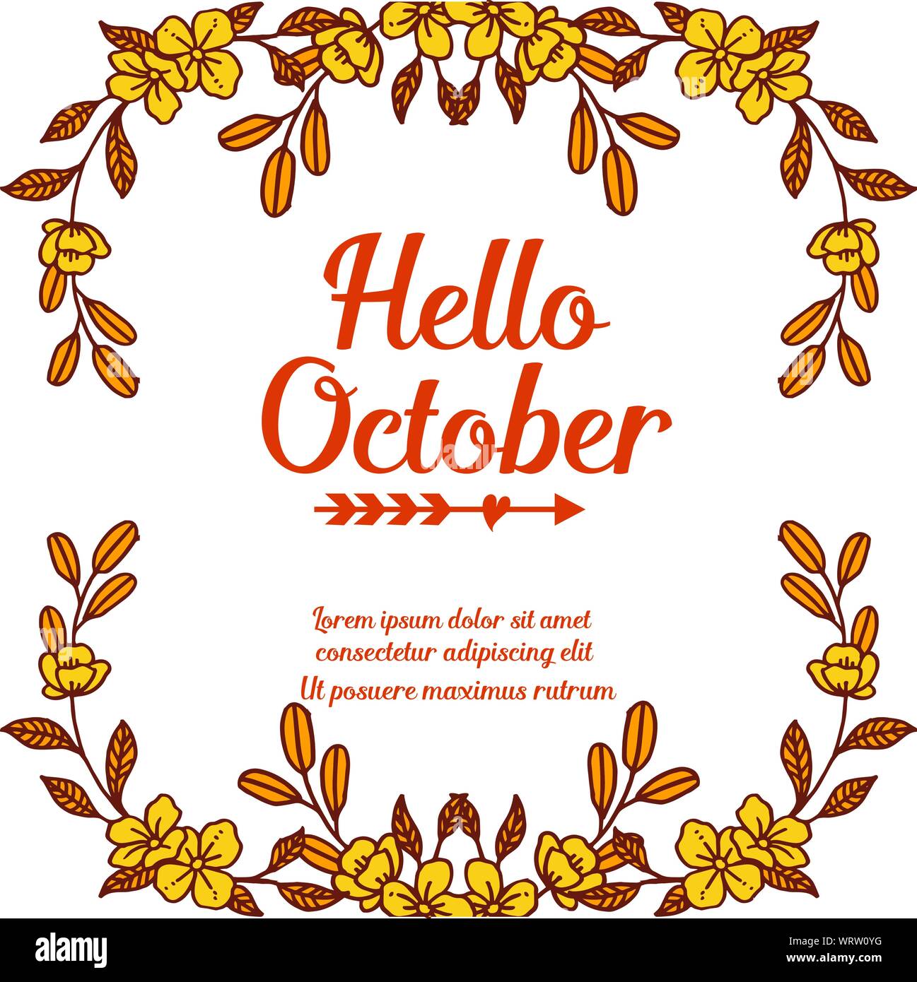 Elegant seamless background floral frame, for element design card hello ...