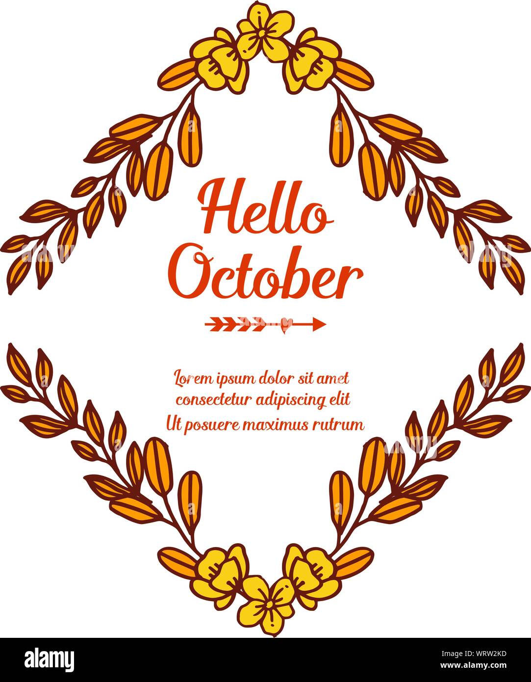 Elegant seamless background floral frame, for element design card hello ...