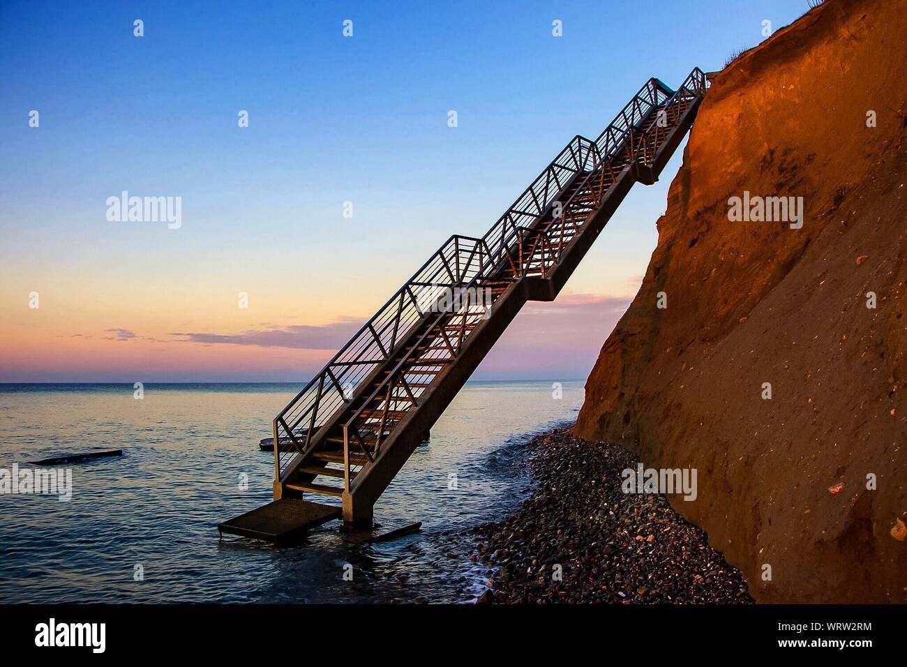 Steps in the cliff hi-res stock photography and images - Alamy