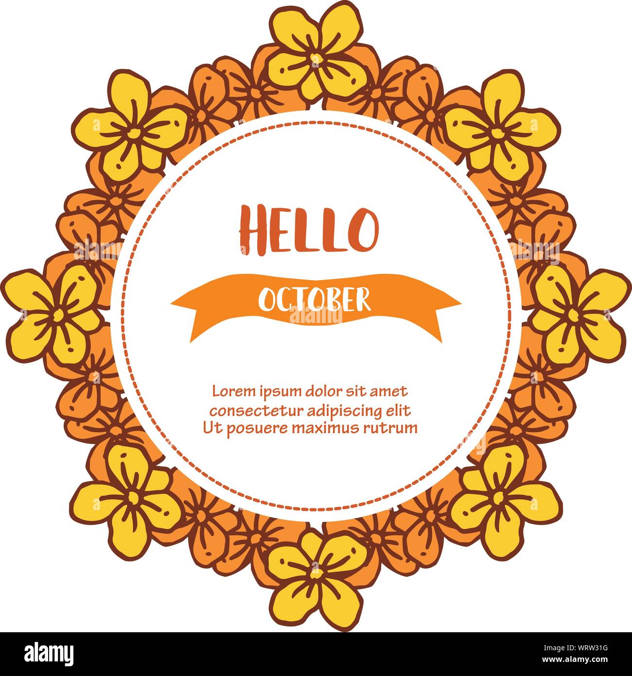 Elegant seamless background floral frame, for element design of card ...