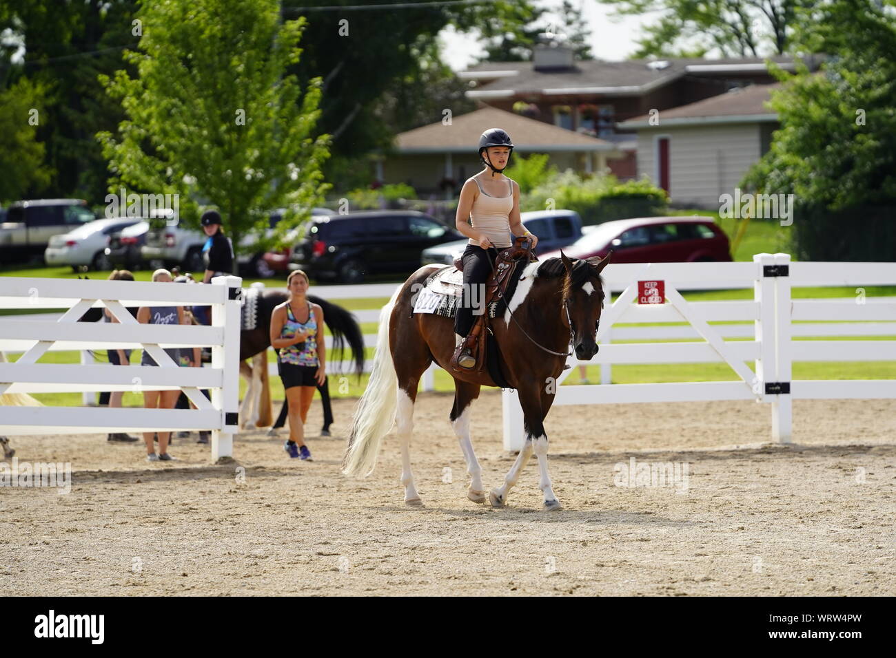 Youth female horse riding show at Fond du Lac County Fair, Fond du Lac ...