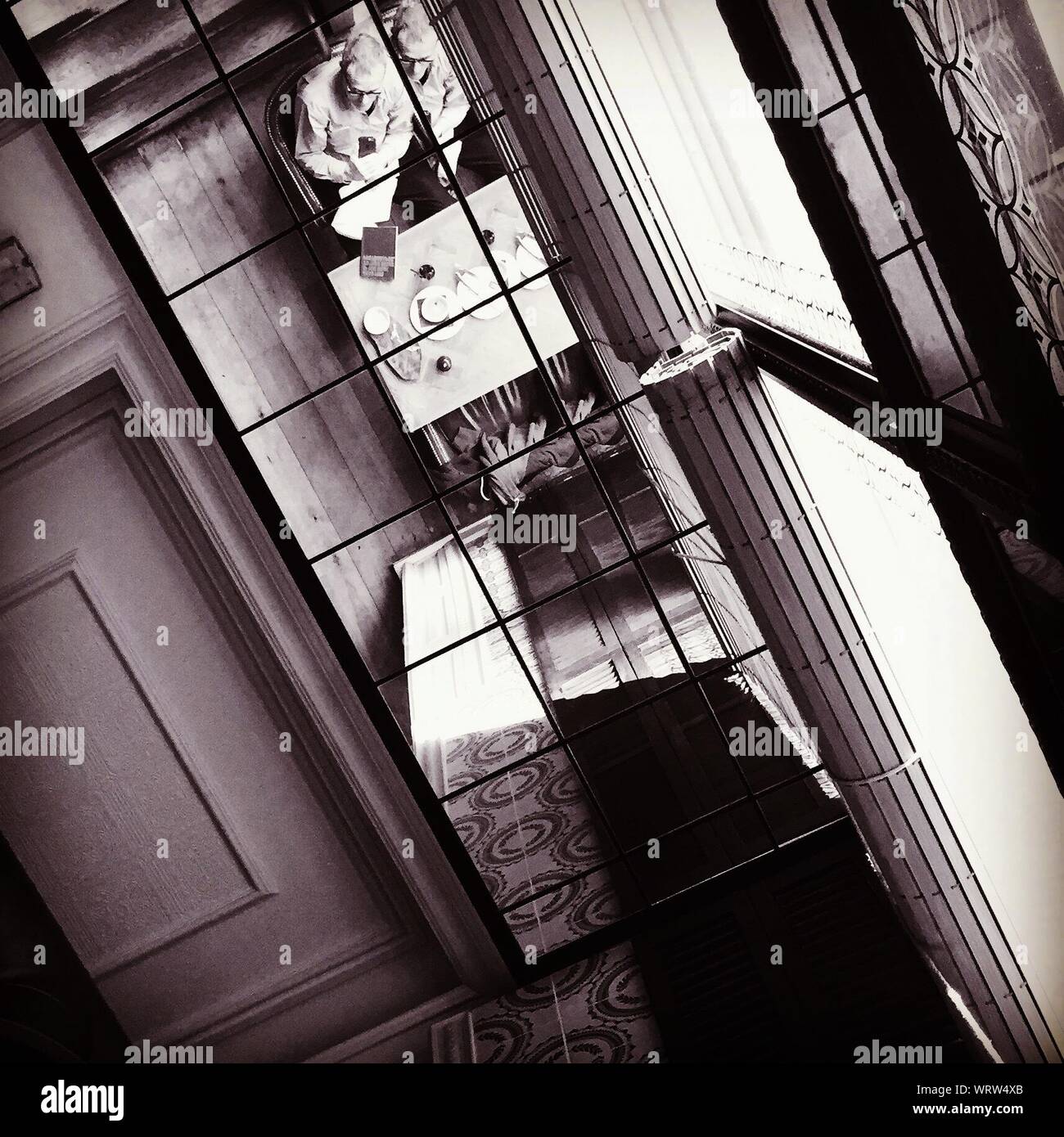 Mirror reflection on glass hi-res stock photography and images - Alamy