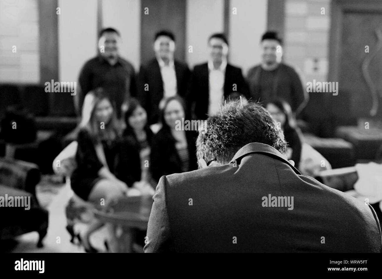 Bowing Man High Resolution Stock Photography and Images - Alamy