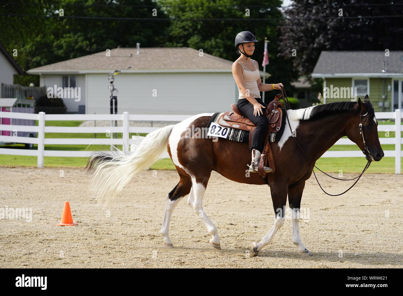Youth female horse riding show at Fond du Lac County Fair, Fond du Lac ...