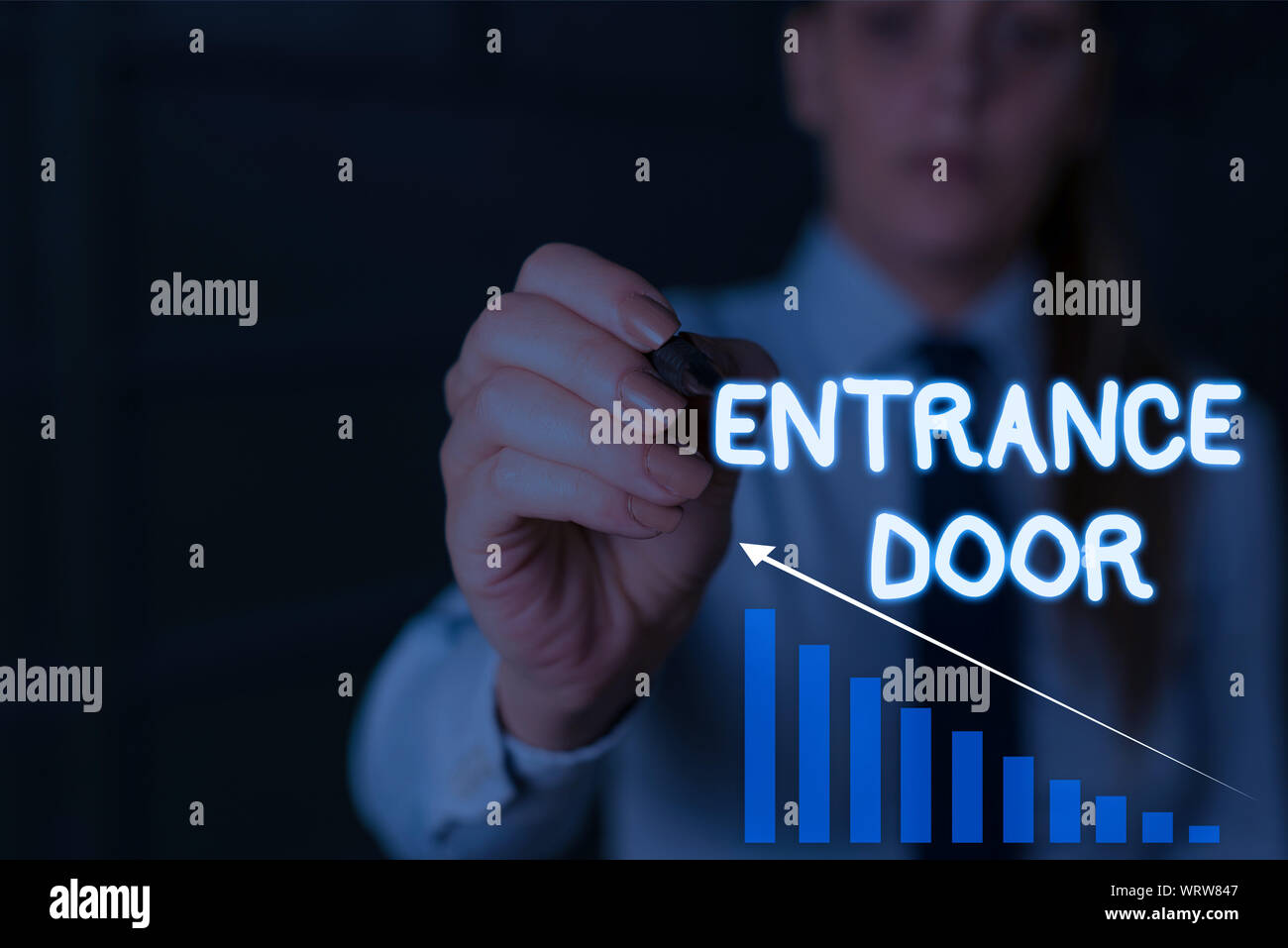 Writing note showing Entrance Door. Business concept for Way in Doorway ...