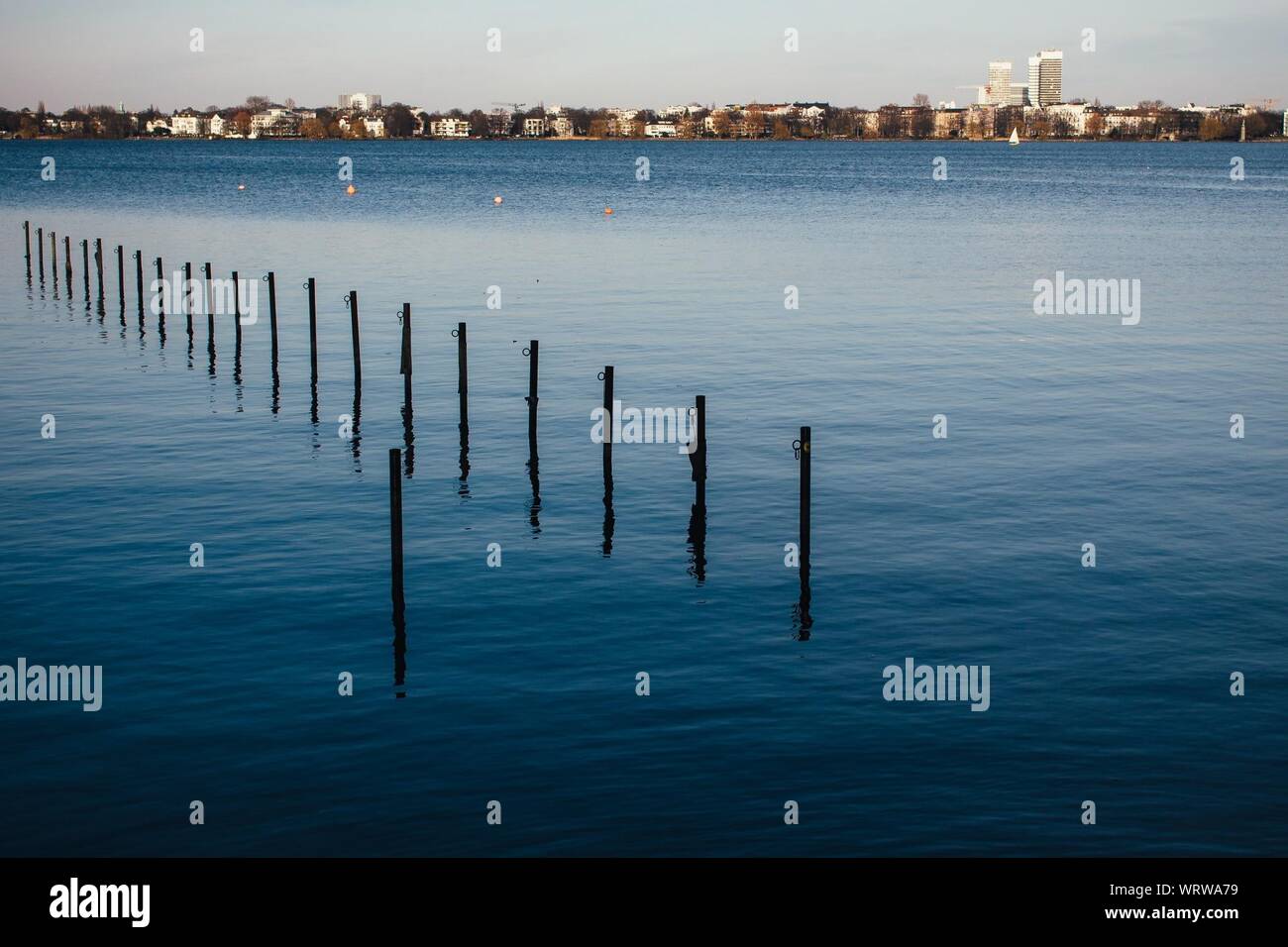 Harbor poles hi-res stock photography and images - Alamy