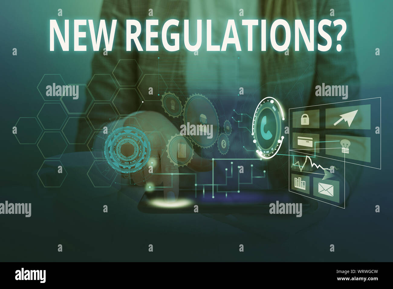 Word writing text New Regulations Question. Business photo showcasing ...