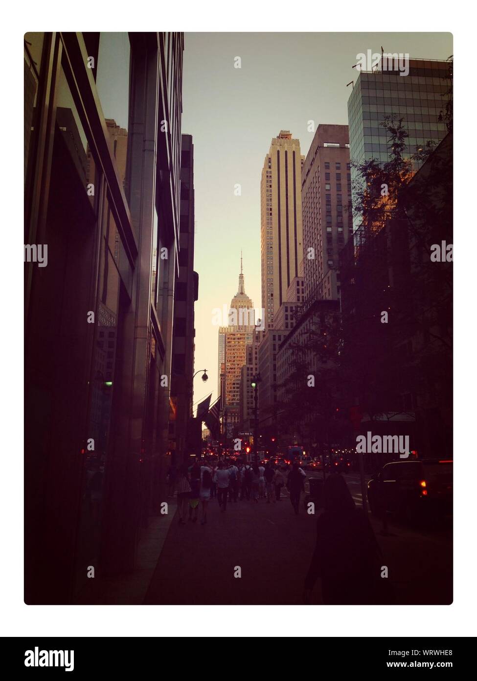 Modern city view Cut Out Stock Images & Pictures - Alamy