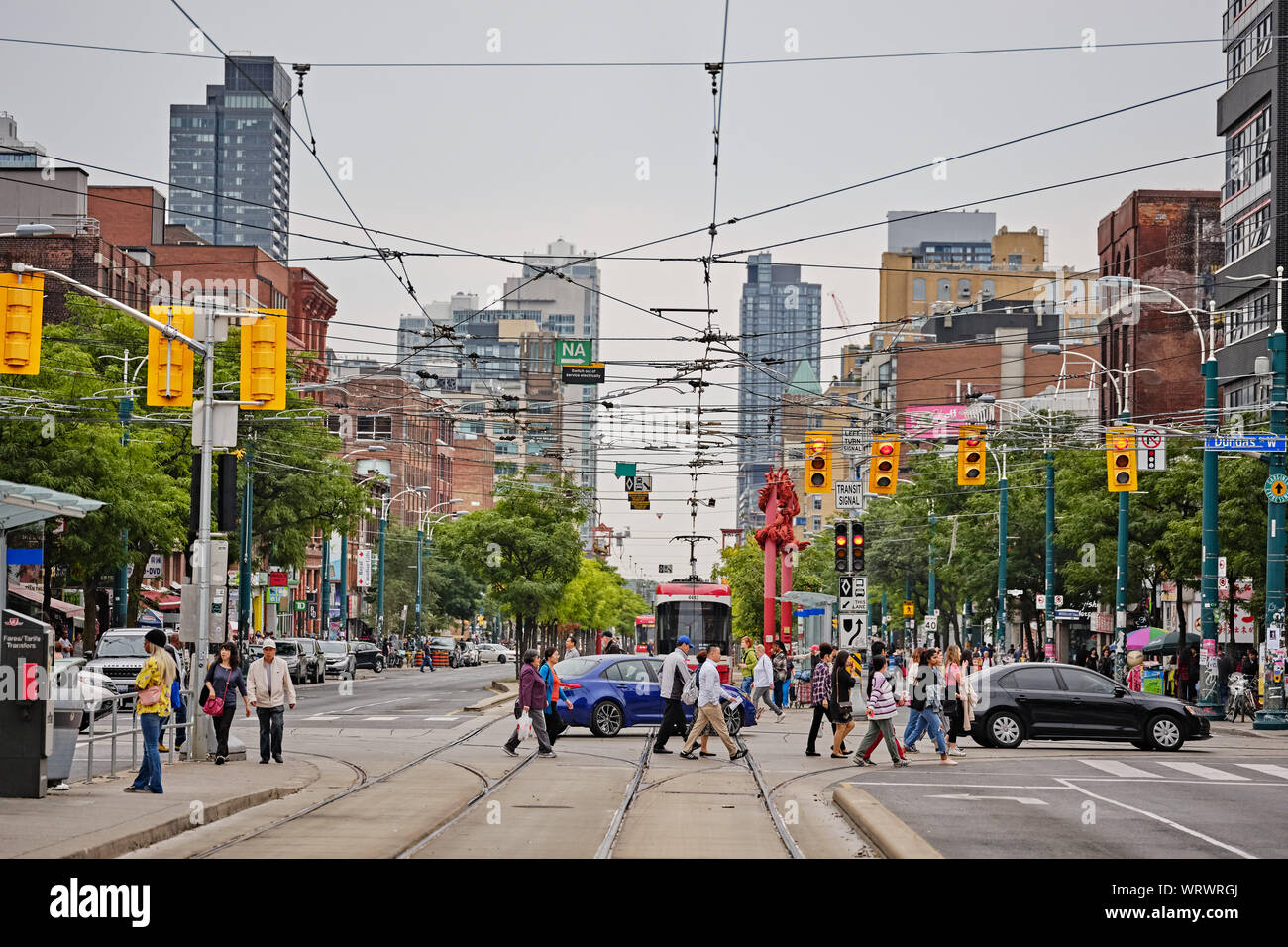 Downtown Toronto, Spadina Avenue Stock Photo - Alamy