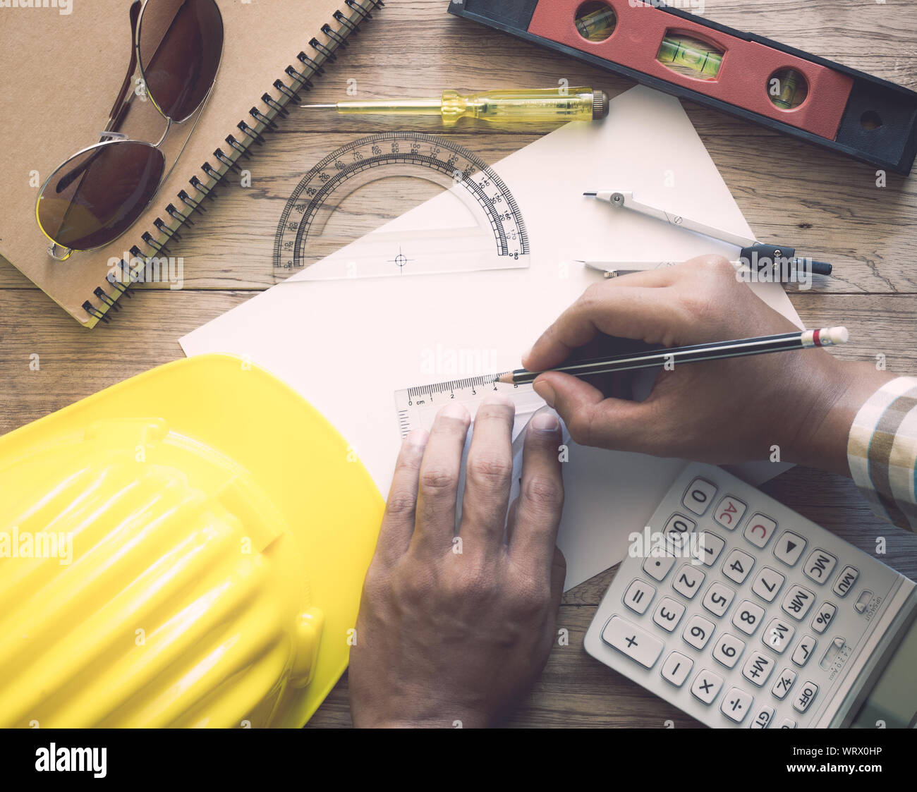 Top view people hands drawing hi-res stock photography and images - Alamy