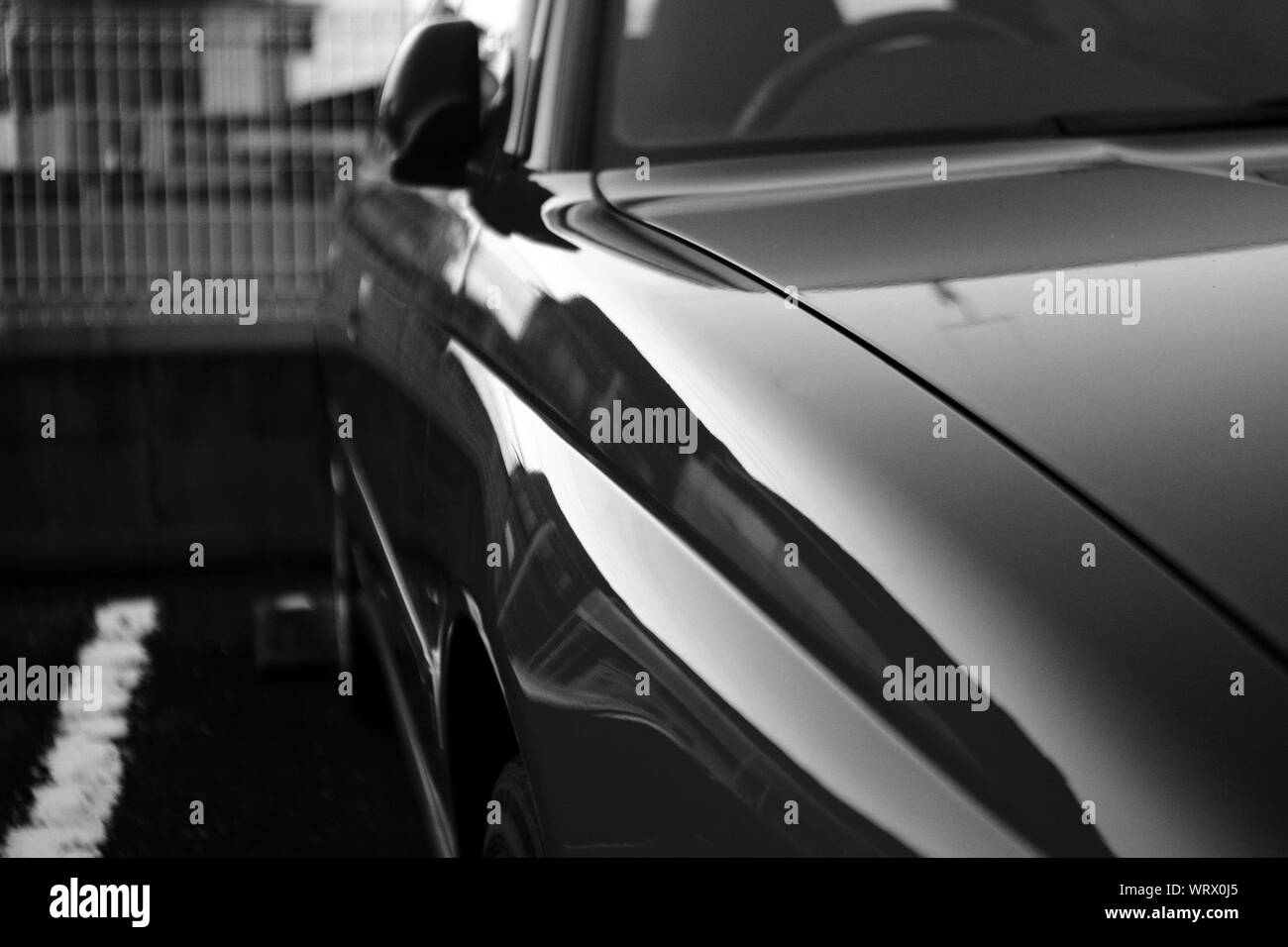 Person driving car Black and White Stock Photos & Images - Alamy