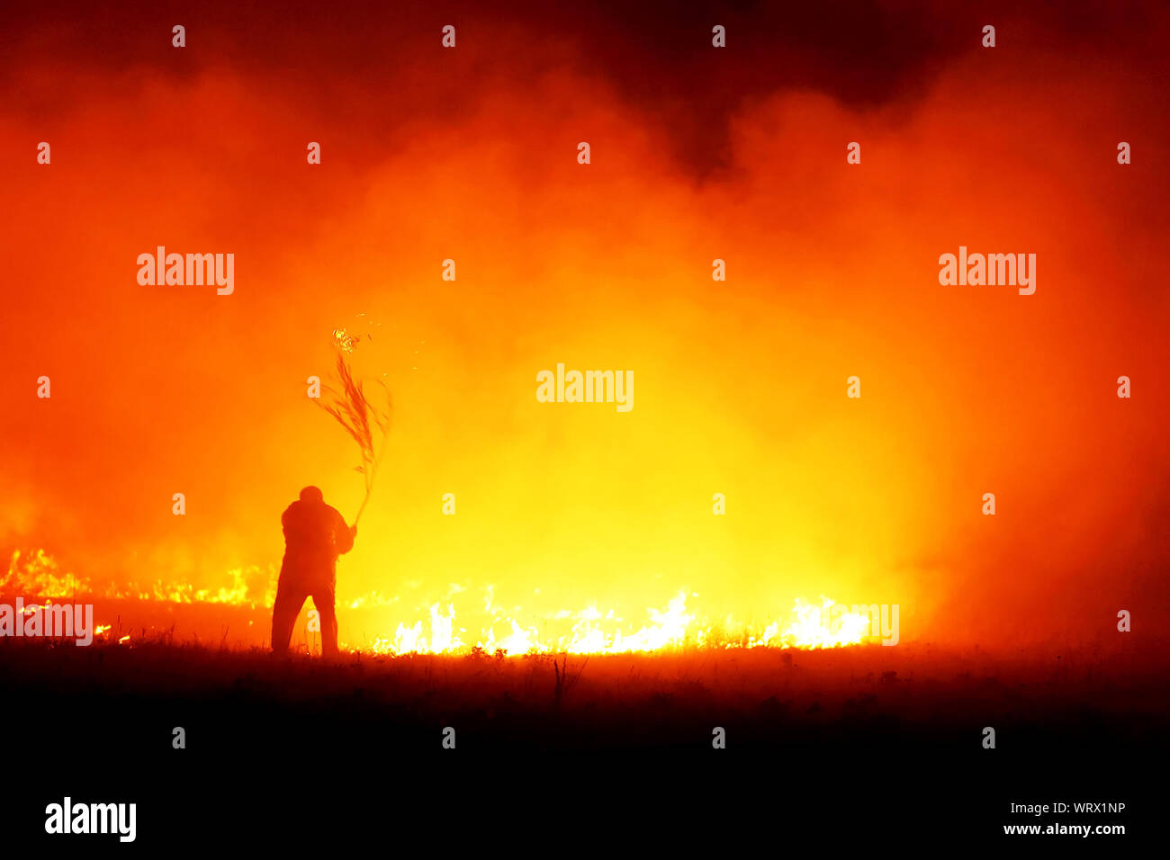 Field fire farm hi-res stock photography and images - Alamy