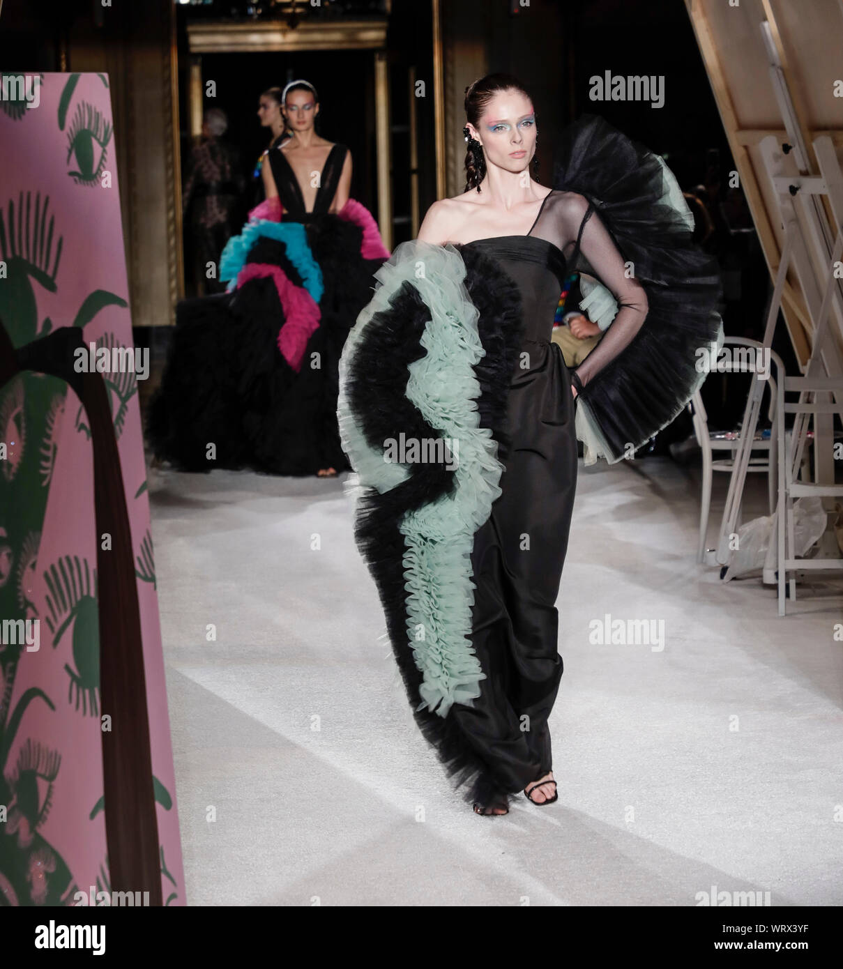 New York, NY, USA - September 7, 2019: Coco Rocha walks runway for ...
