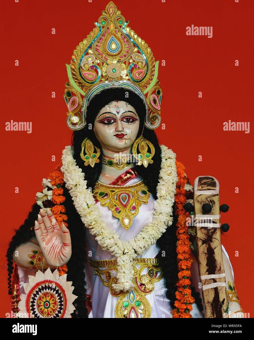 Saraswati goddess hi-res stock photography and images - Alamy