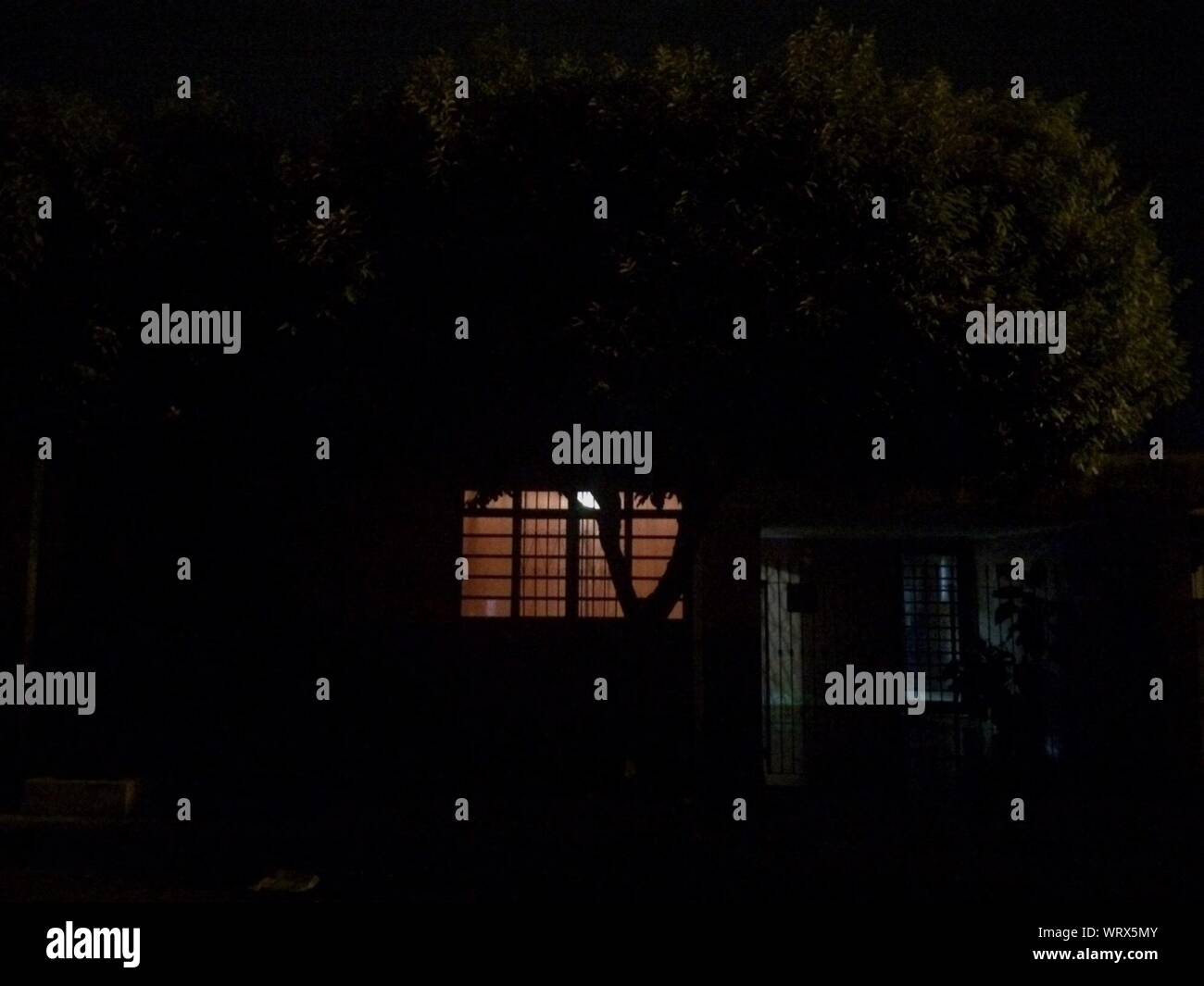 House night window hi-res stock photography and images - Alamy
