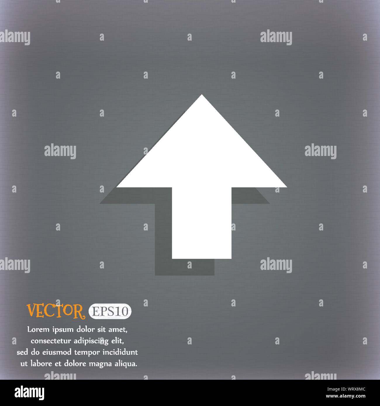 This side up sign icon. Fragile package symbol. On the blue-green ...