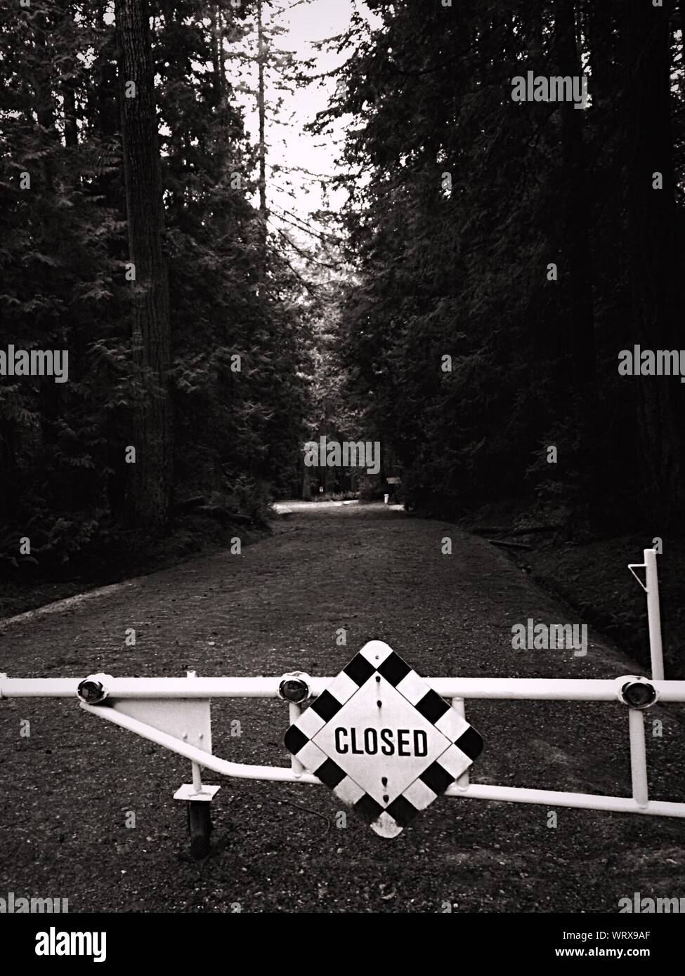 Barricade footpath barricade hi-res stock photography and images - Alamy