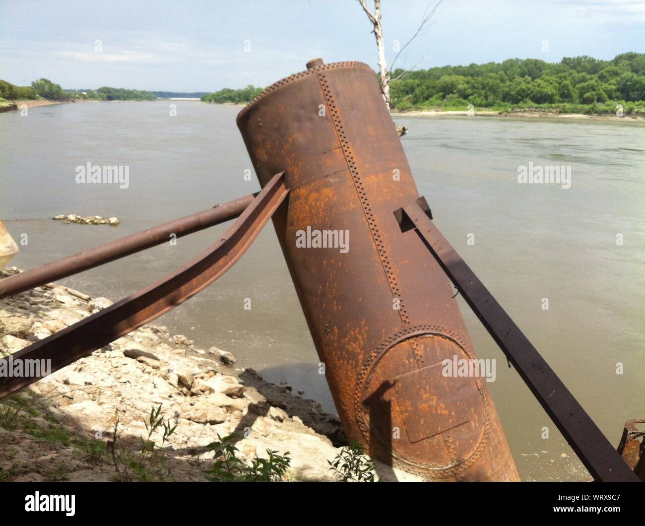 Rusty Metal Pole High Resolution Stock Photography and Images - Alamy