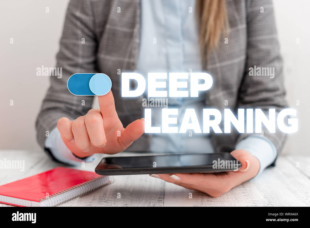 Conceptual hand writing showing Deep Learning. Concept meaning ...