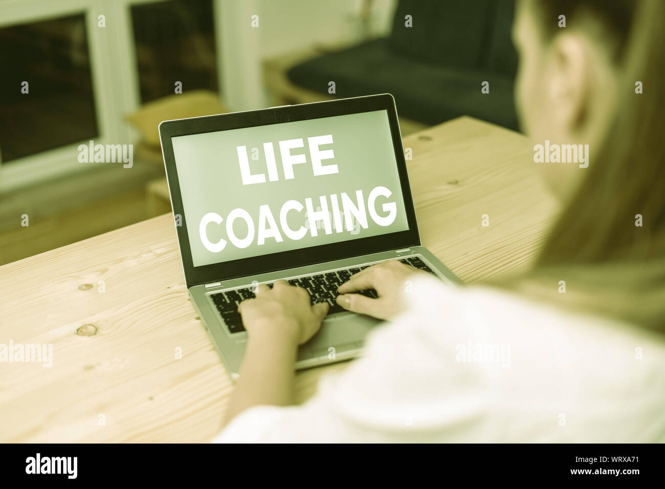 Conceptual hand writing showing Life Coaching. Concept meaning Improve ...