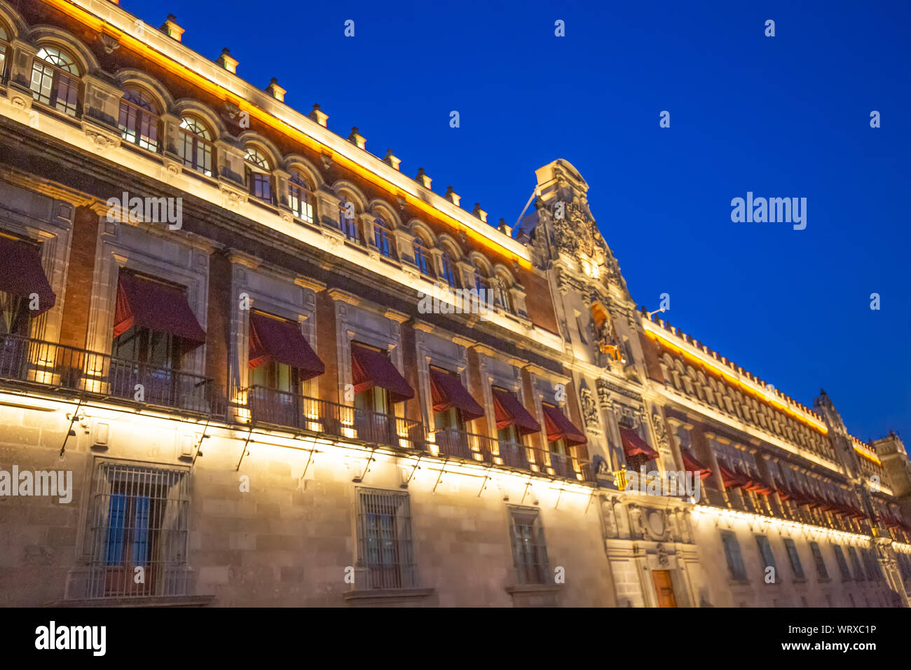 Mexico City, Zocalo, National Palace building Stock Photo - Alamy