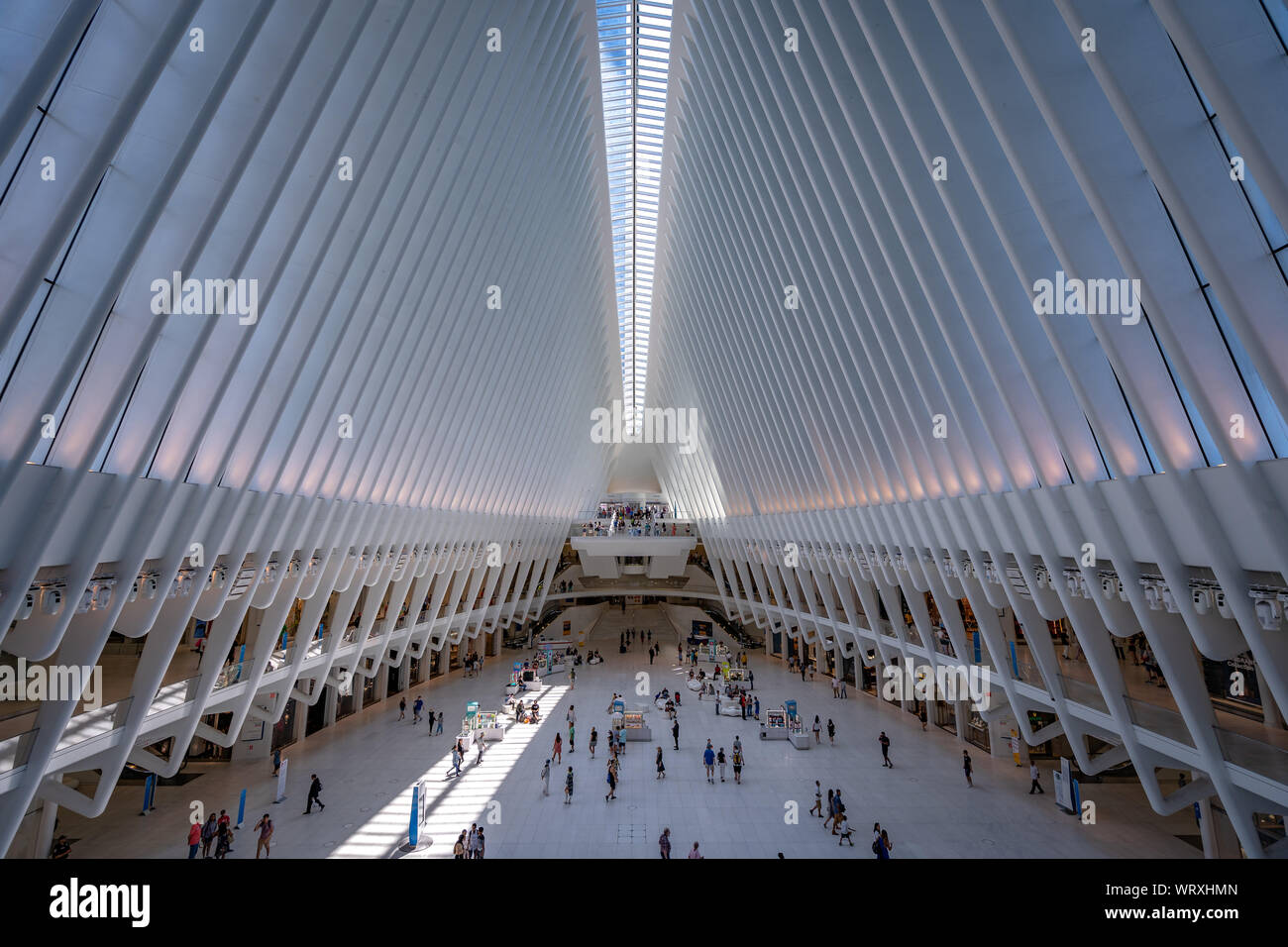 New York, USA - The Oculus building interior Stock Photo - Alamy