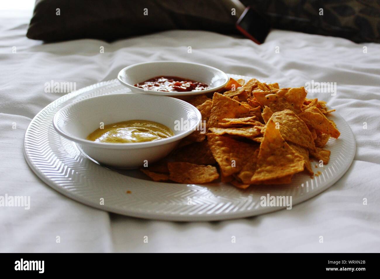 Nacho plate hi-res stock photography and images - Alamy