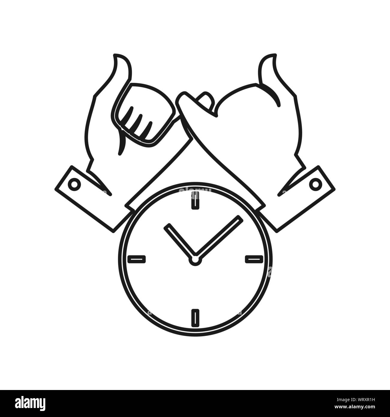 Time for commitment Stock Vector Images - Alamy
