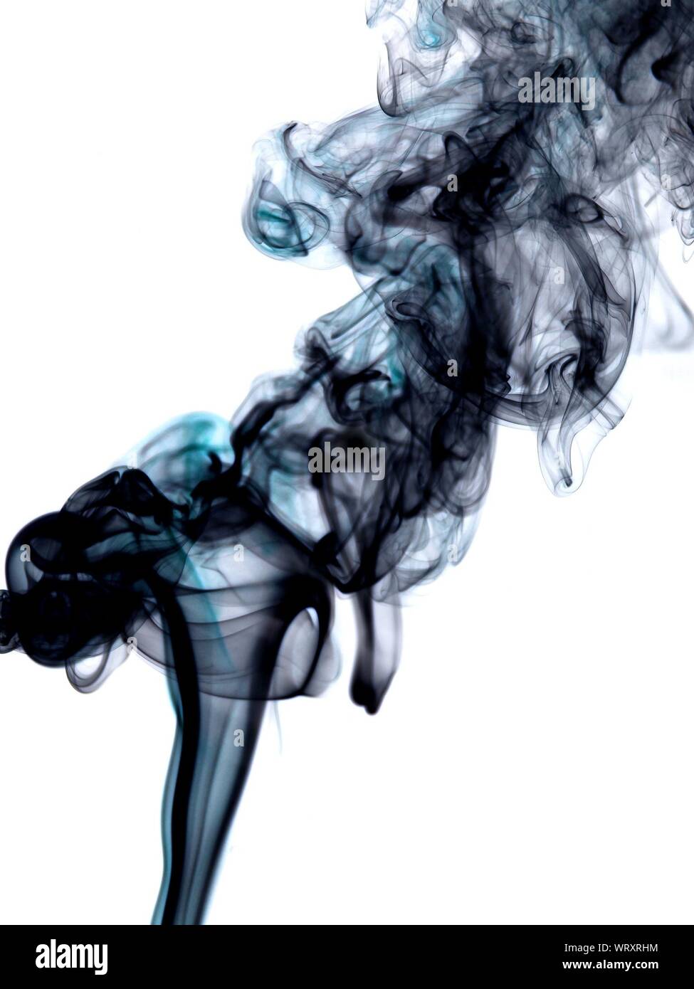 Blue smoke white hi-res stock photography and images - Alamy