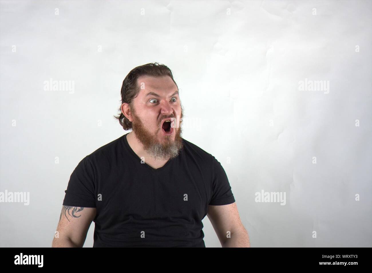 Angry white man hi-res stock photography and images - Alamy