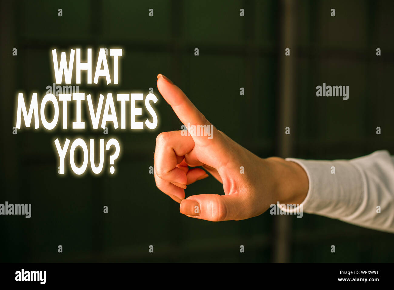 Writing note showing What Motivates Youquestion. Business concept for ...